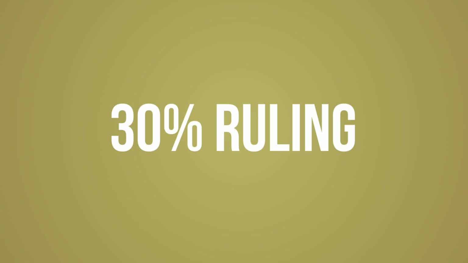 30% ruling application